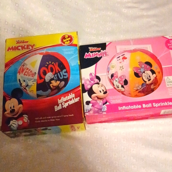 Disney | Accents | Mickey Mouse Minnie Mouse Inflatable Ball For ...